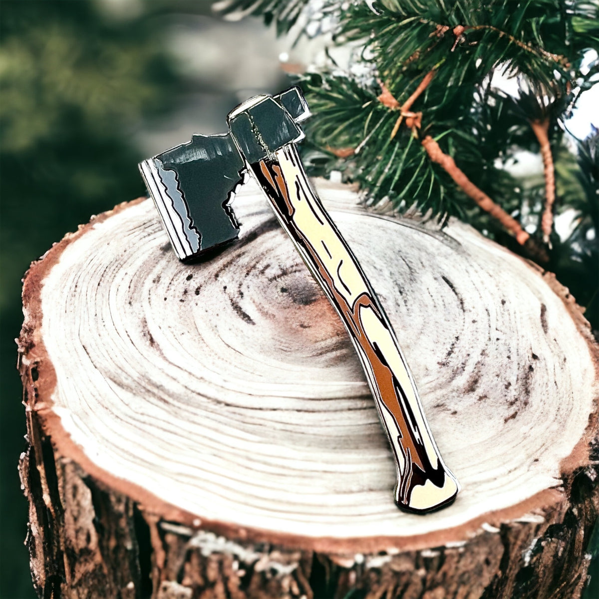 Iron Pine Idaho Shaped Axe Pin – Iron Pine Brand